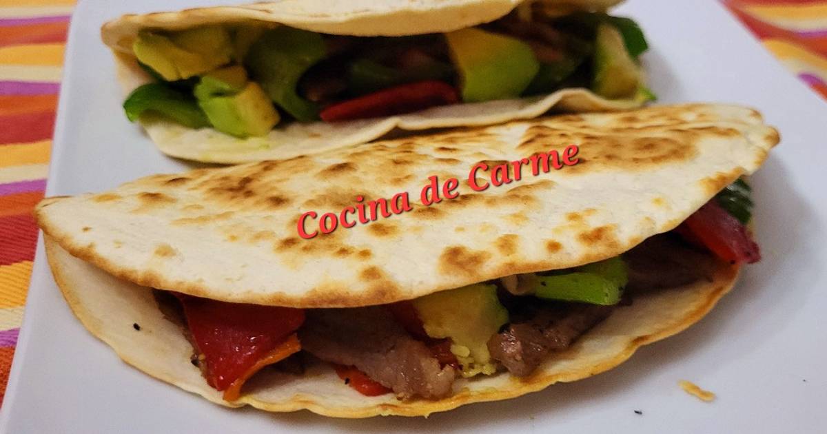 Tacos de ternera y aguacate Receta de carme castillo- Cookpad