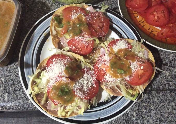 Tostadas de jamón Receta de Ana l Ramirez - Cookpad