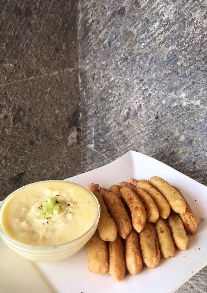 Resep Tahu Stick with Cheese Dip oleh Ira Pramesti - Cookpad