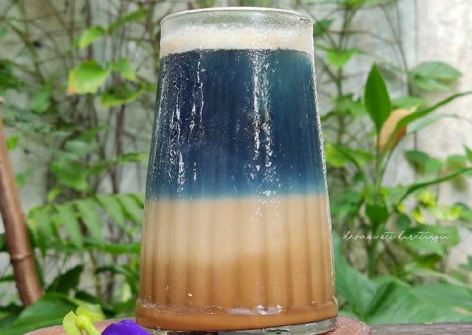 Resep Es Kopi Biru / Anchan Coffee oleh desmawati kuretangin - Cookpad