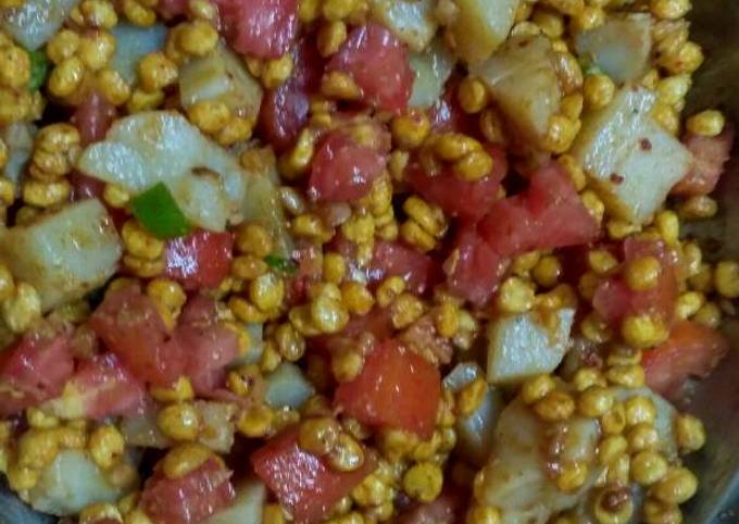 Homemade channa dal chat Recipe by Vandana Aggarwal (bindu) - Cookpad