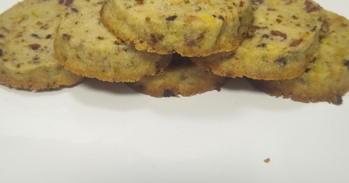 Cherry And Pistachio Shortbread Cookie Recipe By Taylor Topp Comacho