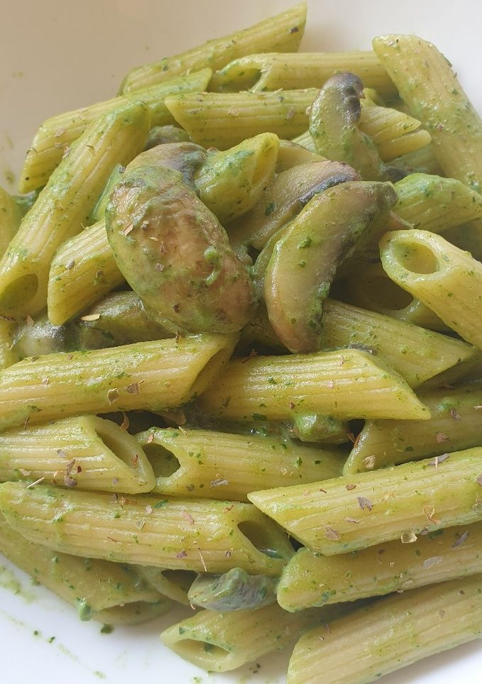Resep Creamy Spinach Pasta oleh Nuke - Cookpad