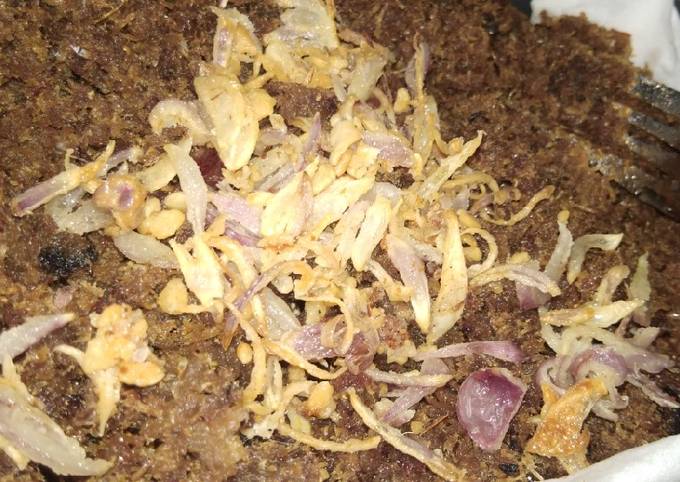 Resep Abon sapi simple dan enak oleh Farida Cooking - Cookpad