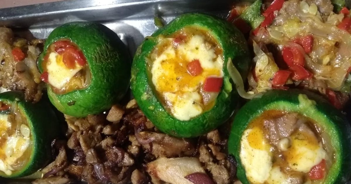 Zapallito Relleno Con Verduras Y Carne. Súper Fácil Y Rápido 🔝 Recipe ...