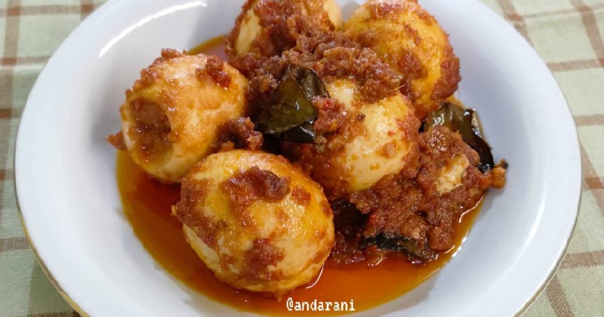 1.127 resep rendang telur enak dan mudah - Cookpad