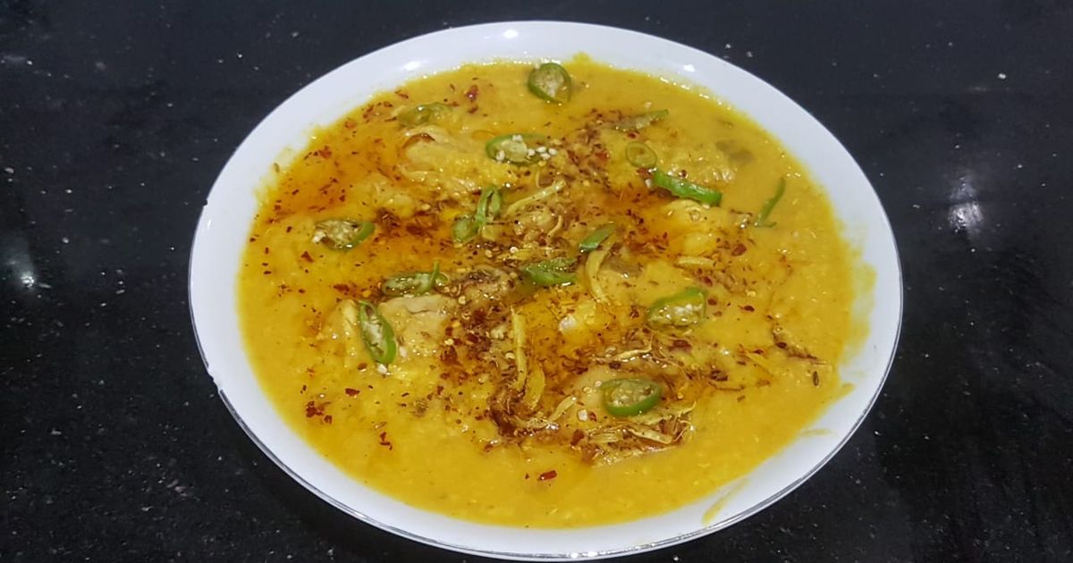 Mong Daal With Chicken Recipe by Humaira Saleem - Cookpad