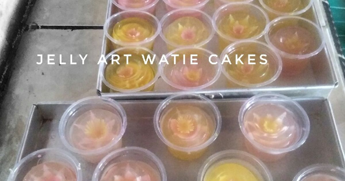 Resep Belajar Puding Jelly Art oleh Dapur Koe - Cookpad