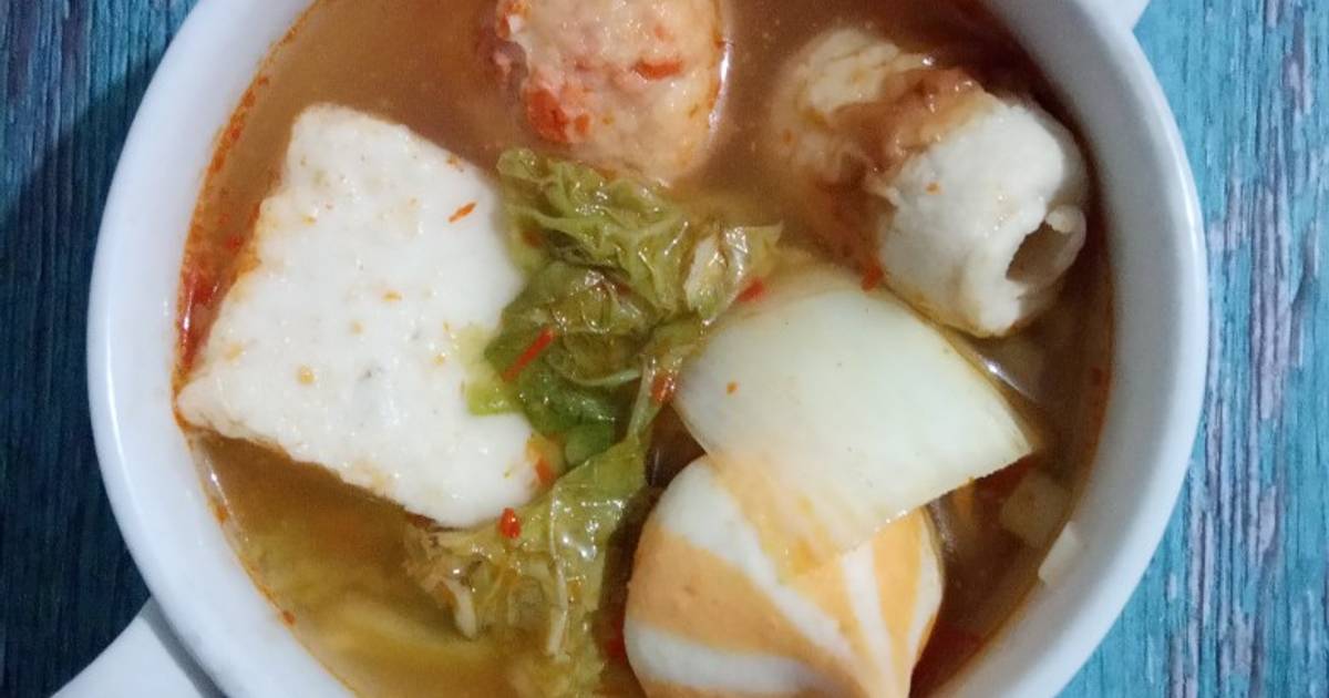 212 resep sop sawi putih tahu pedas enak dan mudah - Cookpad