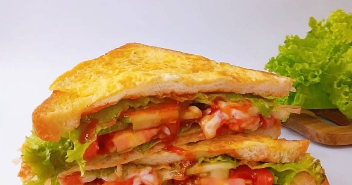 Resep Egg Toast Sandwich oleh Nay's Kitchen - Cookpad