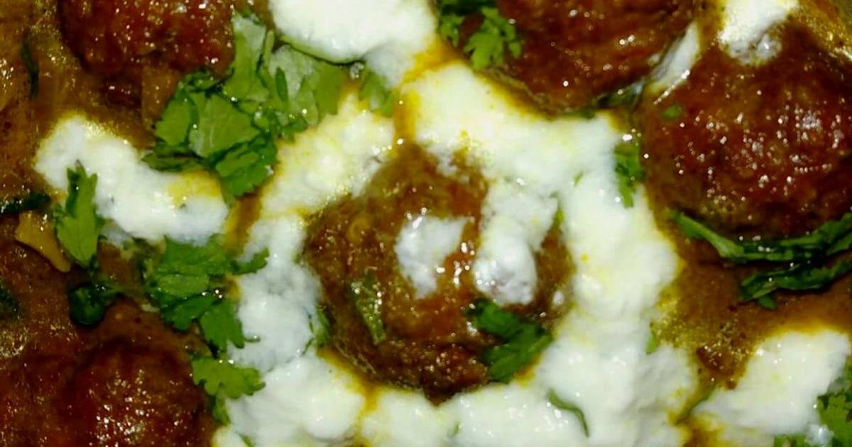 Chicken Kofta curry Recipe by Rimpa Bose Deb - Cookpad