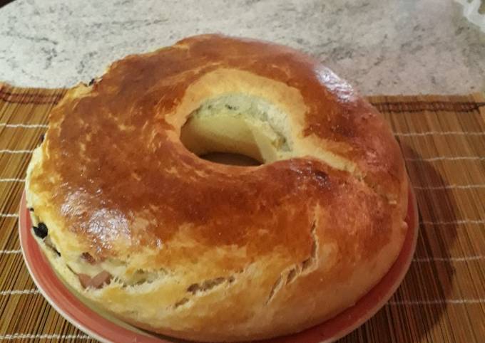 Pan salado navideño Receta de Maríta Sosa- Cookpad