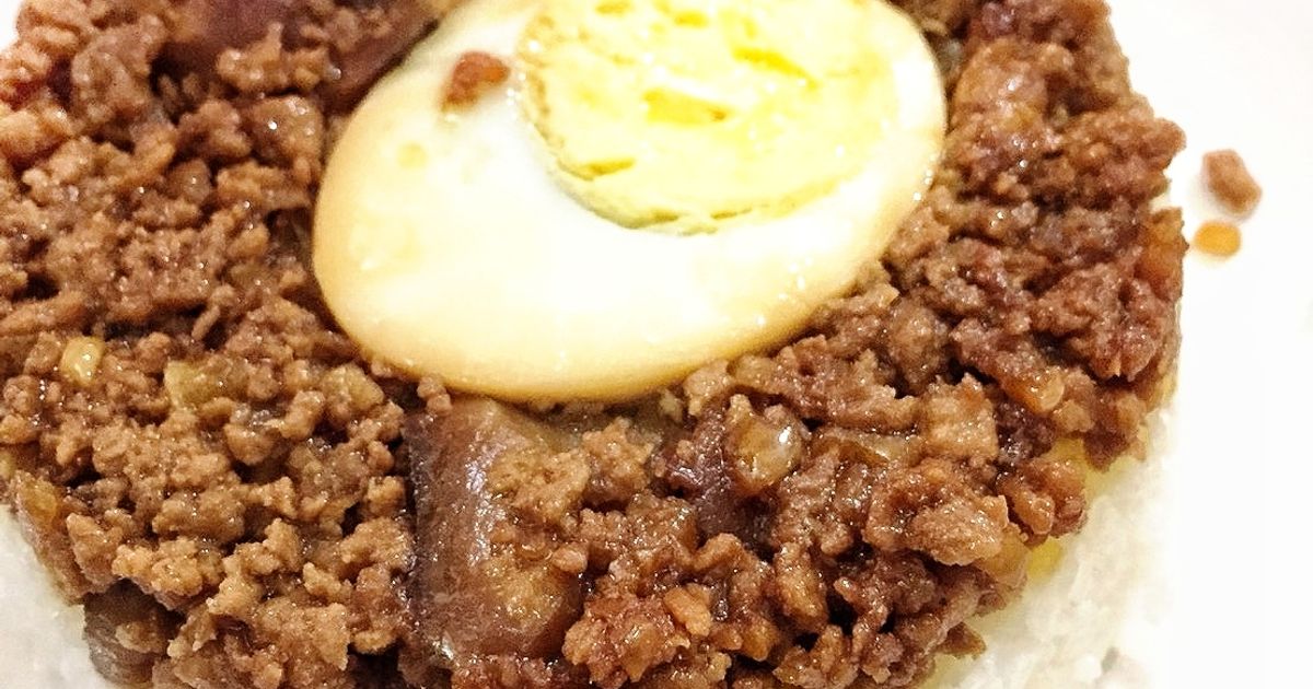 Resep nasi tim babi rumahan enak dan mudah - Cookpad