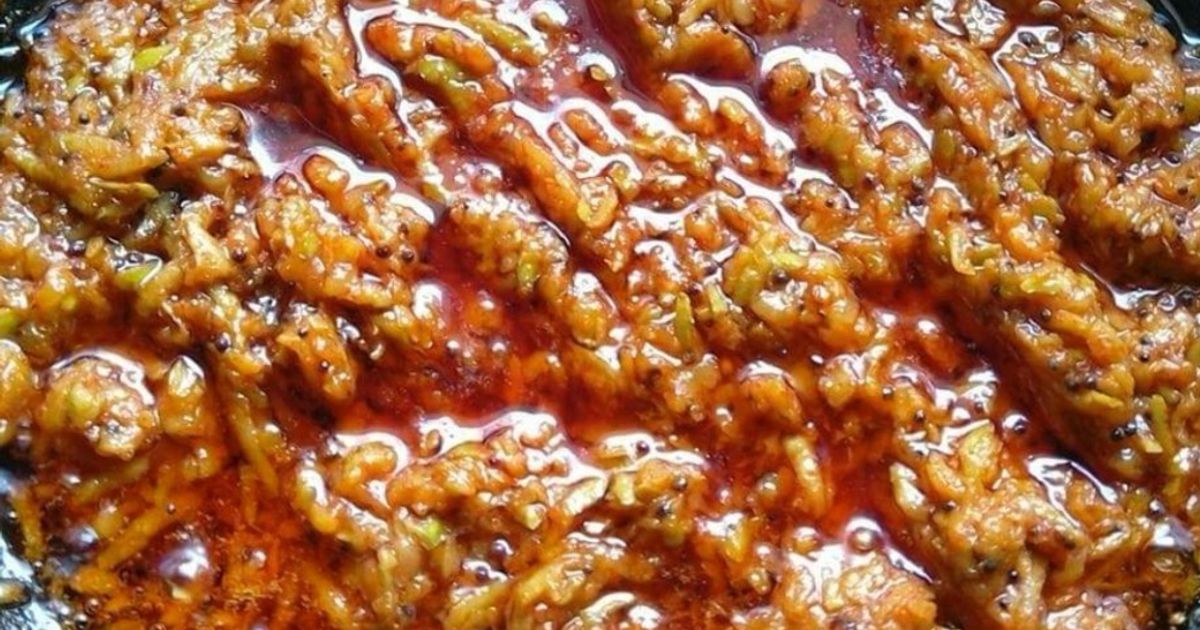 Grated Mango Pickle Recipe by Annapoorani Ganesan - Cookpad
