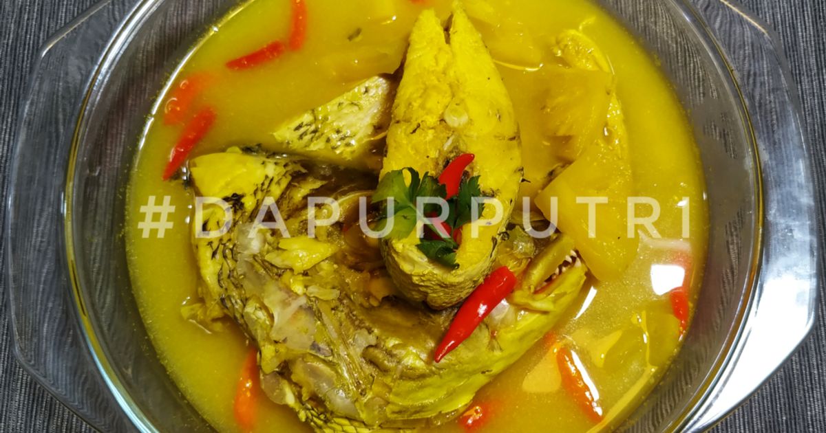 Resep Gangan Ikan Belitung | Sup Ikan Kakap Lencam oleh @dapur_poetik ...