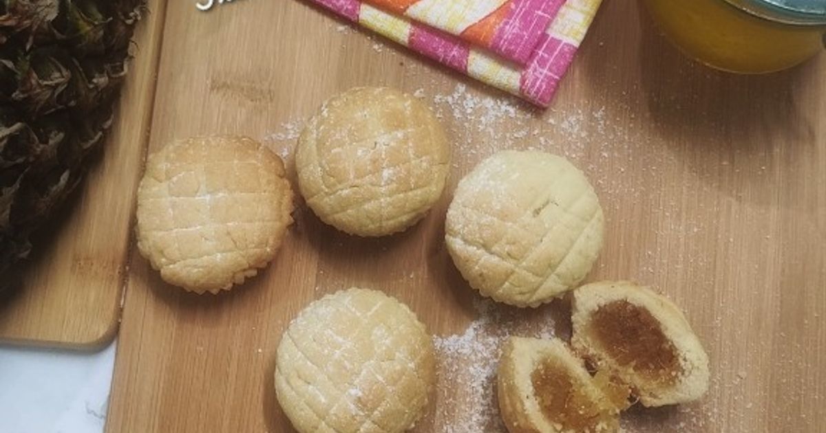 Pineapple Jam Cookies Recipe by Elakshi Santosh - Cookpad