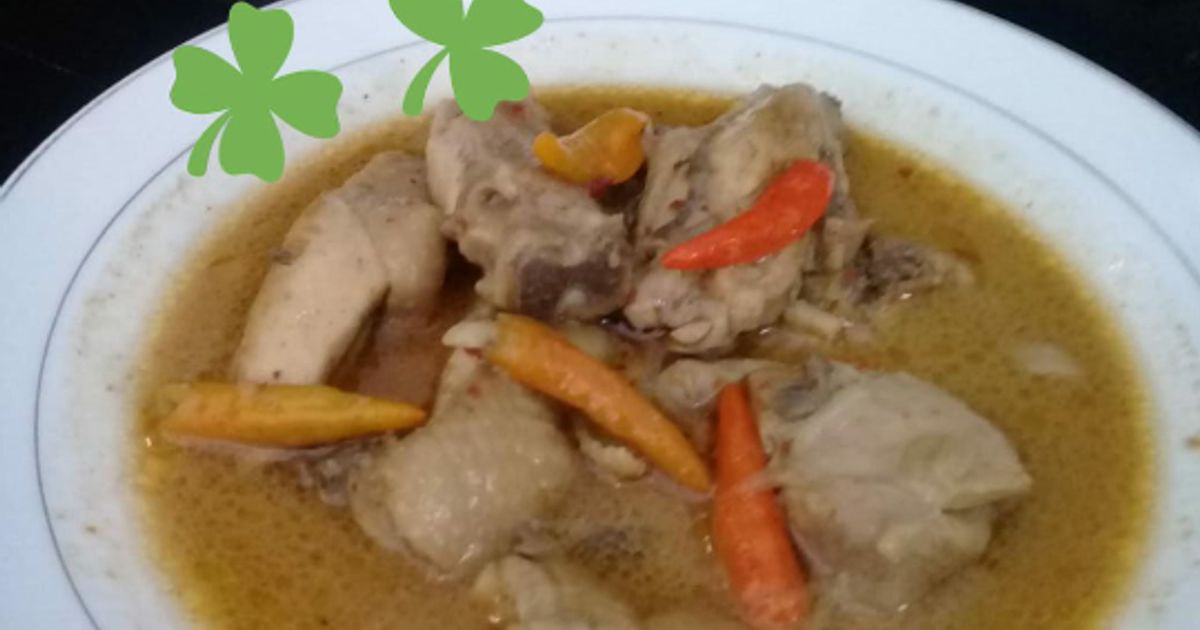Resep Lodeh Ayam Pedas.. oleh 🌻Bintang Lintang🌻 - Cookpad
