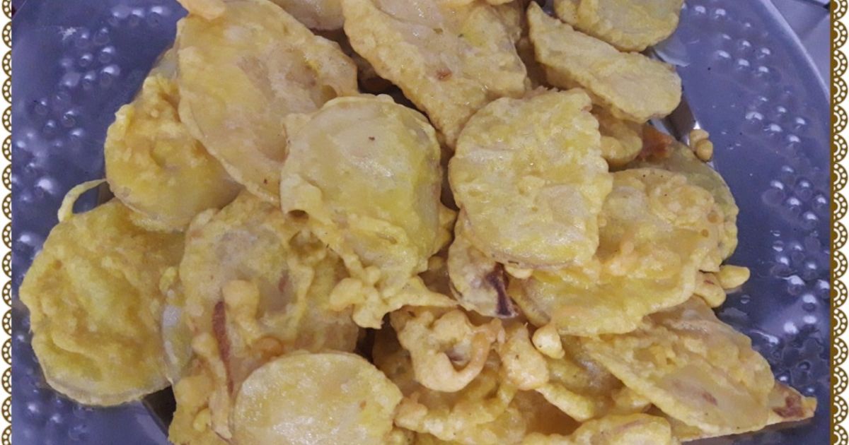 क्रिस्पी बटाटा भजी (Crispy Batata Bhaji Recipe In Marathi) रेसिपी ...