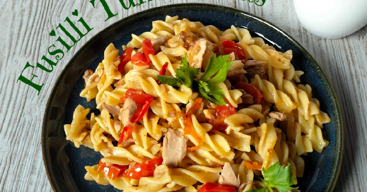 Resep Fusilli Tuna Pedas oleh Sari's Kitchen - Cookpad