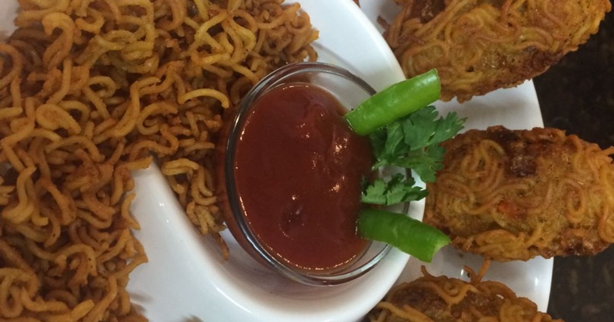 Maggi Kebab Fritters Recipe by Rinku Aggarwal Goel - Cookpad