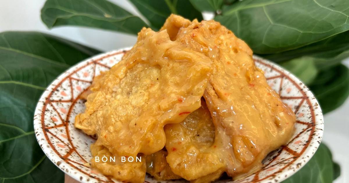 Cách Làm Món Tàu Hũ Ky Chiên Giòn Sốt Chao Chay của Bòn Bon - Cookpad