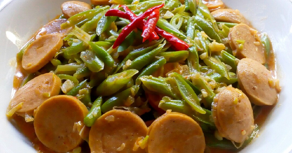 Resep Buncis Sosis Saos Mayonaise Pedas oleh Neri Mulya - Cookpad