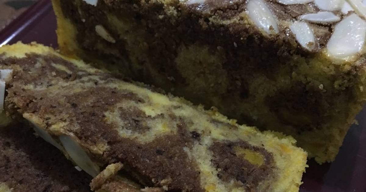 Resep Cake Marble Labu Kuning oleh Mirna Labaho - Cookpad