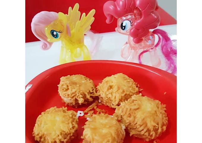 Resep Bola-bola Ayam Keju (Snack MPASI 1Y+) oleh Meli - Cookpad
