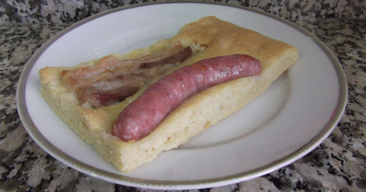 Coca Salada De Longaniza Y Panceta Receta de Hoy tenemos para comer