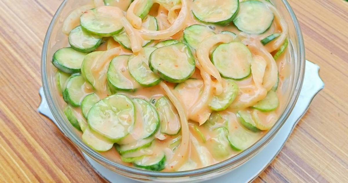 Resep Salad Timun Praktis oleh Kirana Zaqueena - Cookpad