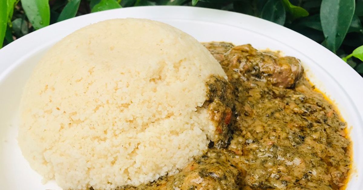Cous Cous Da Miyan Gyada Recipe by Falmata Burabe - Cookpad