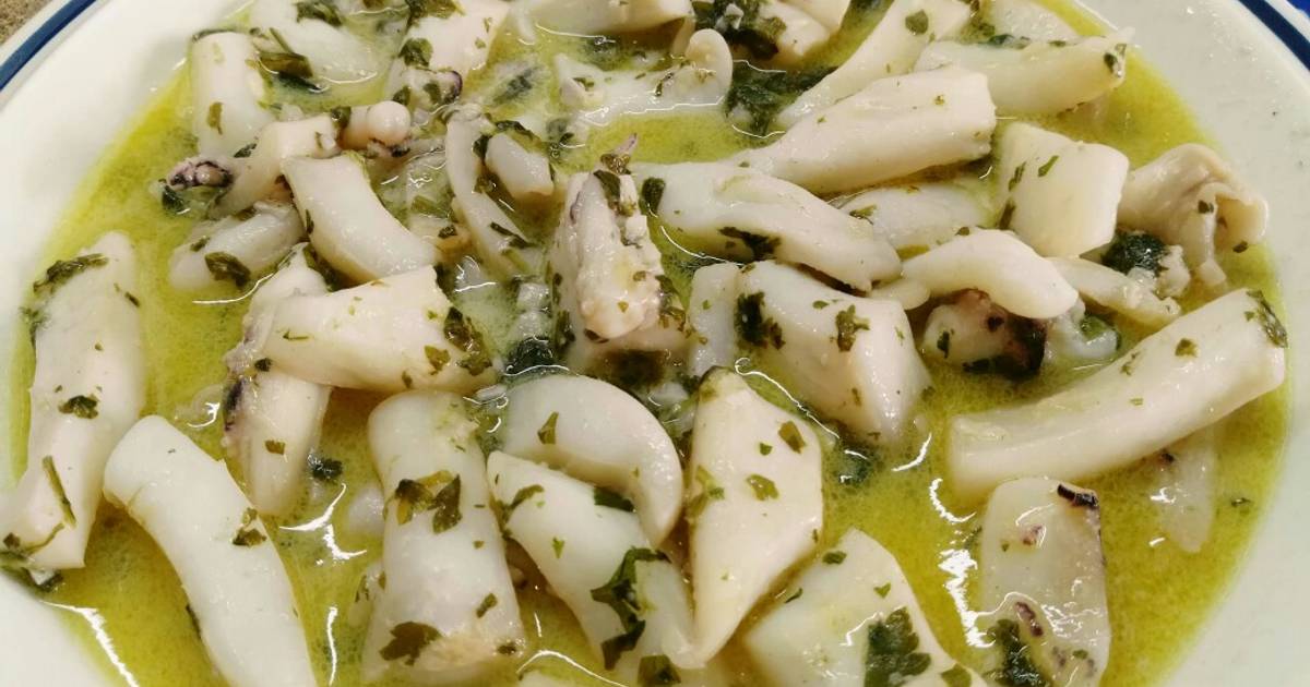 Sepia al ajillo Receta de toniru- Cookpad