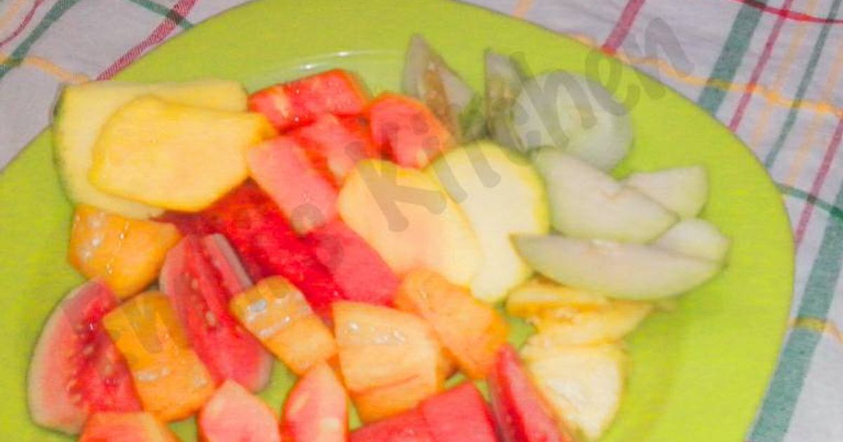 Resep Rujak Potong & Sambal Kacang oleh Emili's Kitchen - Cookpad