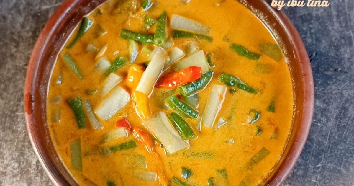 Resep Lodeh Labu Siam Dan Kacang Panjang oleh Ibu Tina - Cookpad