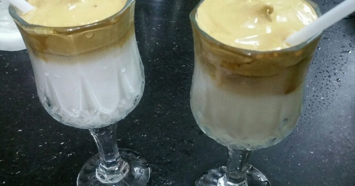 Dalgona Coffee Recipe by Man-O-Salwa - Cookpad