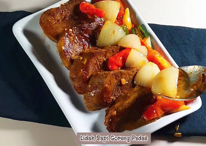 Resep Lidah Sapi Goreng Pedas oleh Sihohodijah - Cookpad