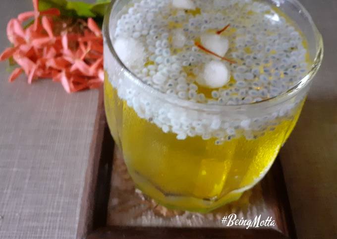 Kesar Lemon Sharbat Recipe by Jasmin Motta _ #BeingMotta - Cookpad