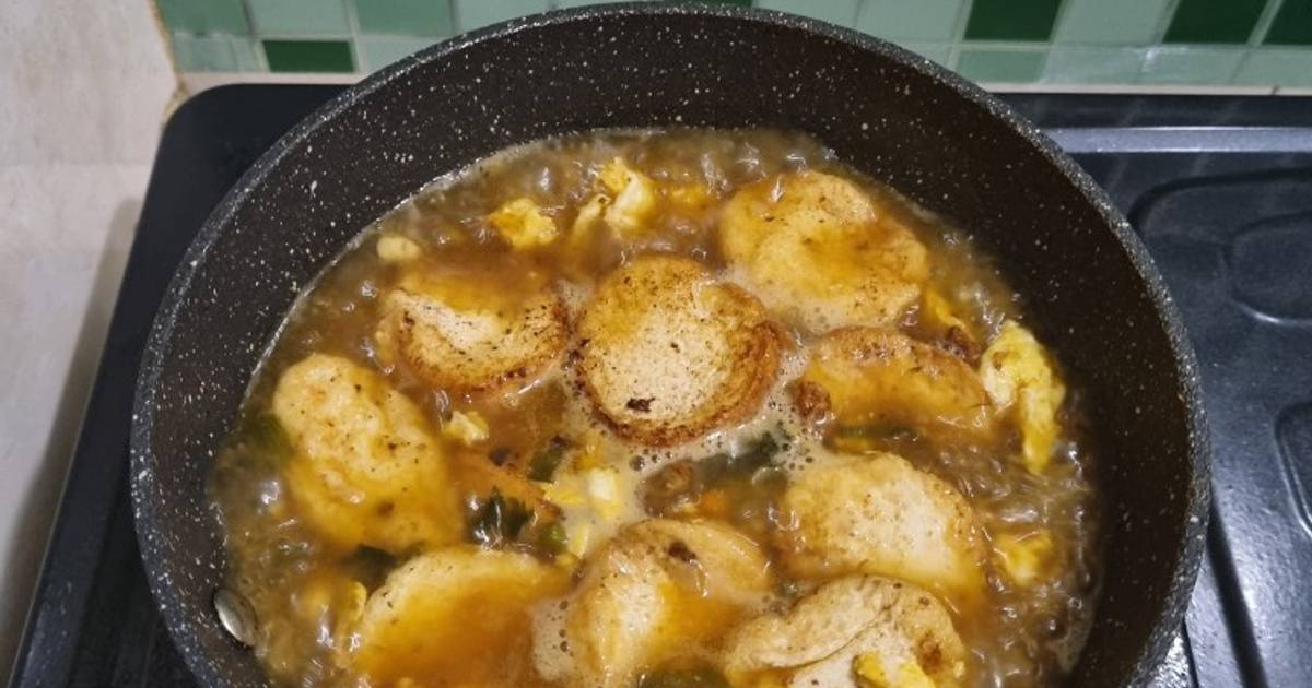 Resep Tofu Telur Saus Tiram oleh Handoyo Pratama - Cookpad