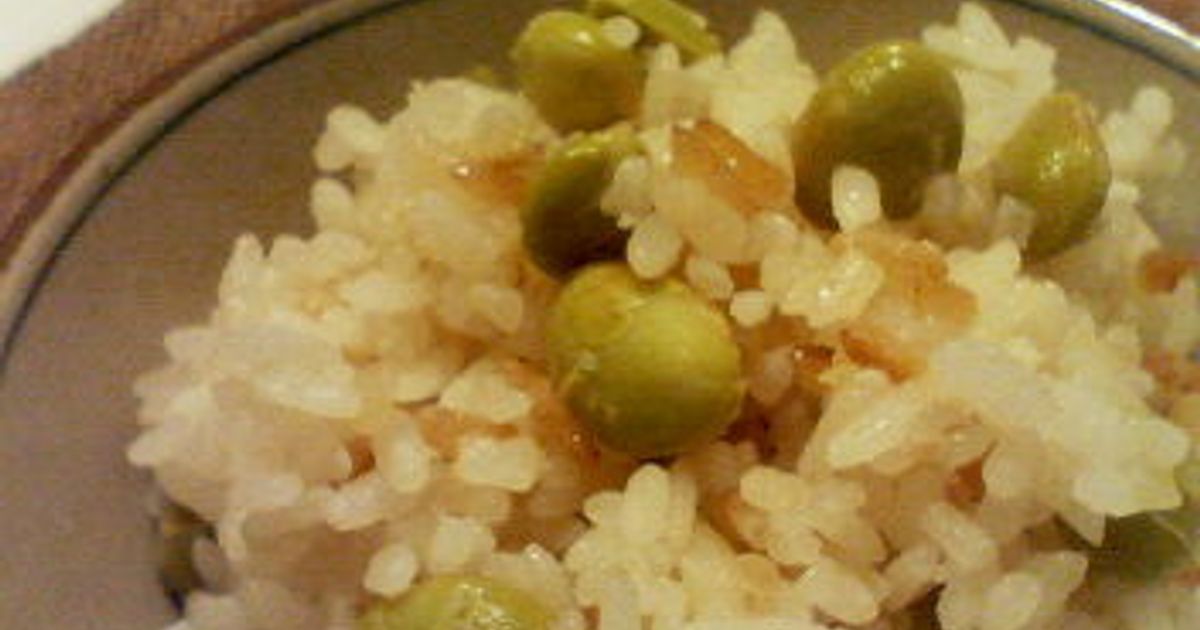 Easy! Edamame Rice With Frozen Edamame Recipe by snoopy_snoopy