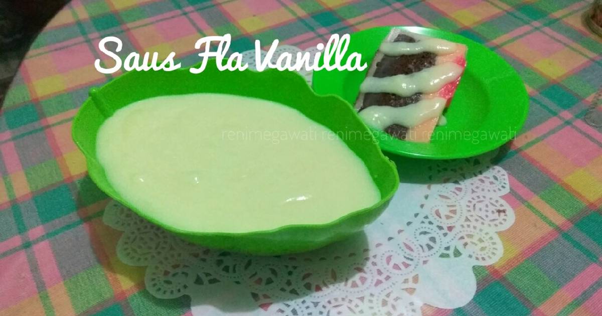 Resep Saus Fla Vanilla oleh Reni Megawati - Cookpad