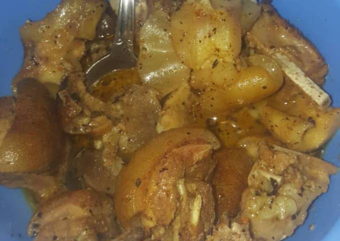 Cow Leg Peppersoup Recipe by Vivian A - Cookpad