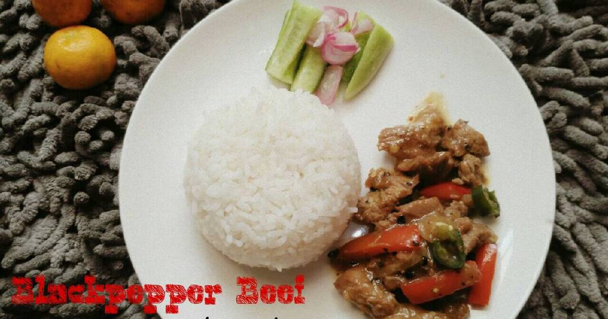 Resep Nasi Sapi Lada Hitam oleh Felisia Iswara - Cookpad