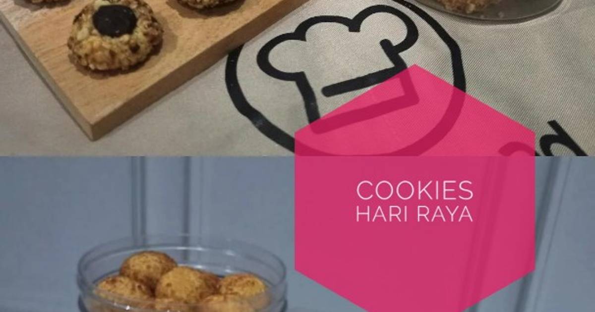 Resep Cookies hari Raya dari 1 Resep aneka adonan (Peanut Thumbprint dan Palm Cheese) oleh ...