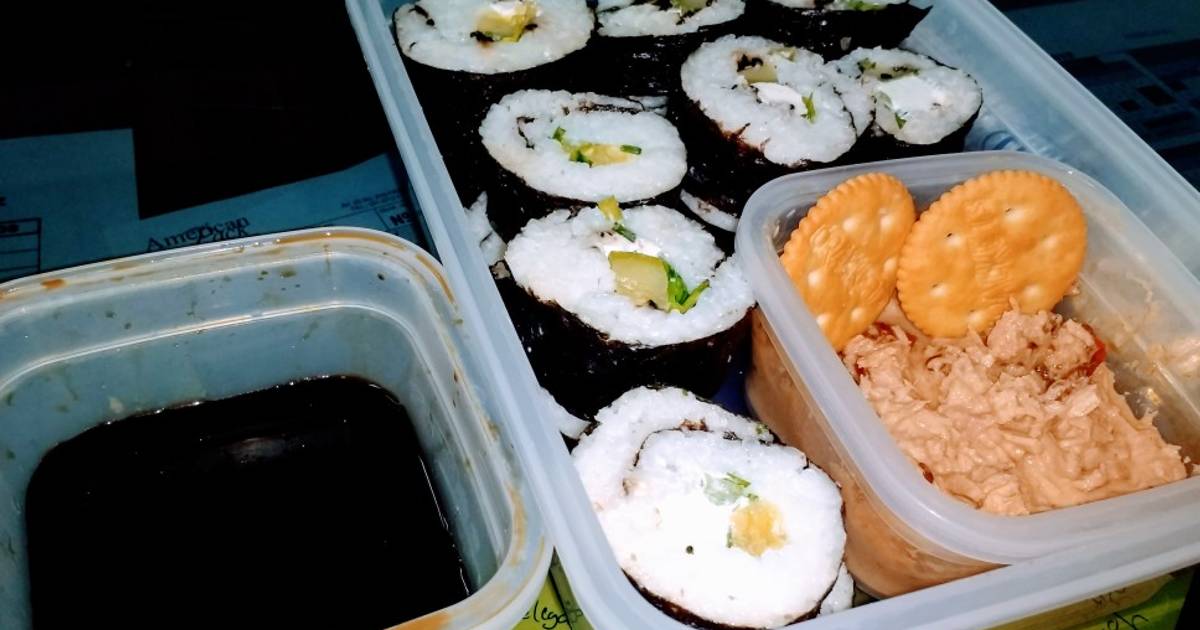 Sushi con arroz normal - 22 recetas caseras- Cookpad