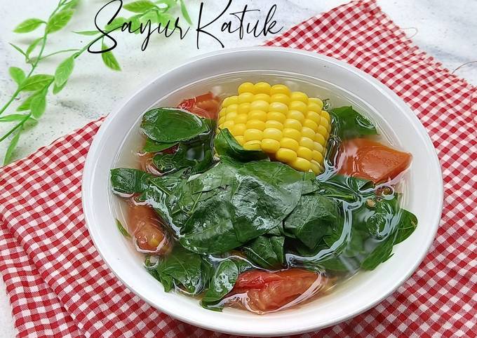 Resep Kuah Bening Sayur Katuk oleh Cezie Liem - Cookpad