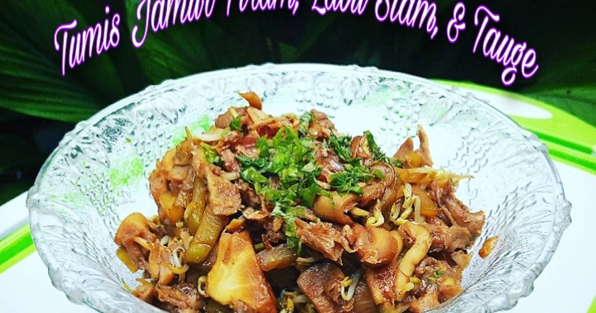 25 resep cah jamur tiram labu siam enak dan mudah - Cookpad