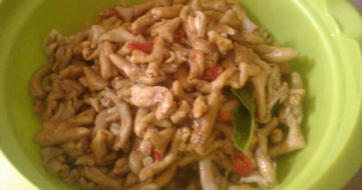 Resep Oseng Usus Pedas oleh RieNz Sachi 🌻 - Cookpad