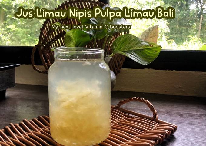 Resipi Jus Limau Nipis Pulpa Limau Bali Oleh Salina Jalaludin Cookpad