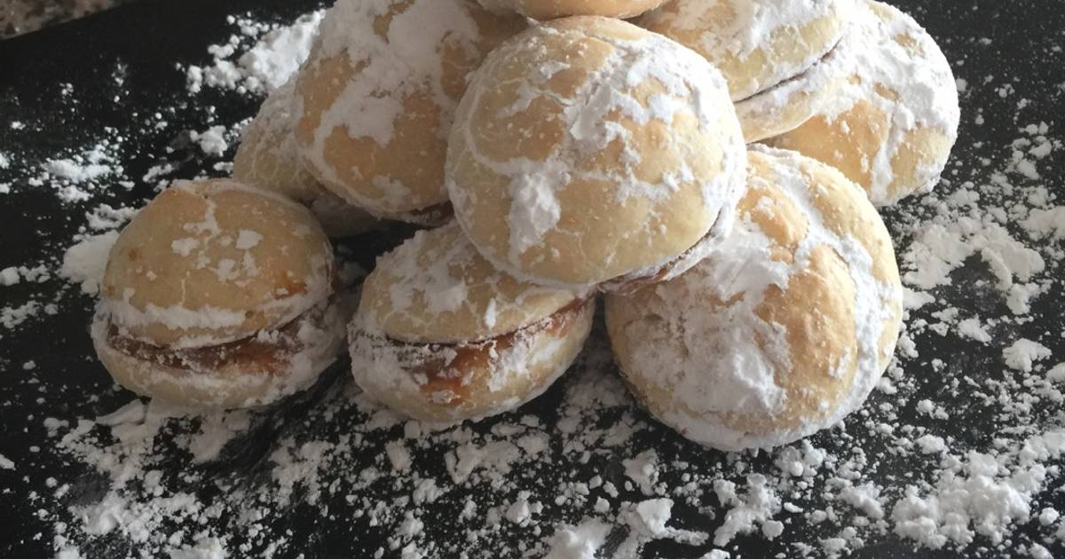 Empolvados con manjar Receta de Margareth Bahamondes Tapia- Cookpad