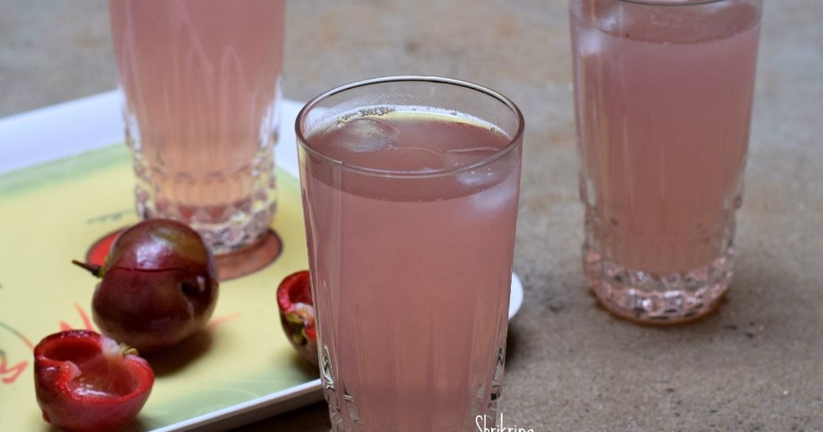 Punarpuli Sharbath/ Fresh Kokum Juice: Recipe by Shrikripa